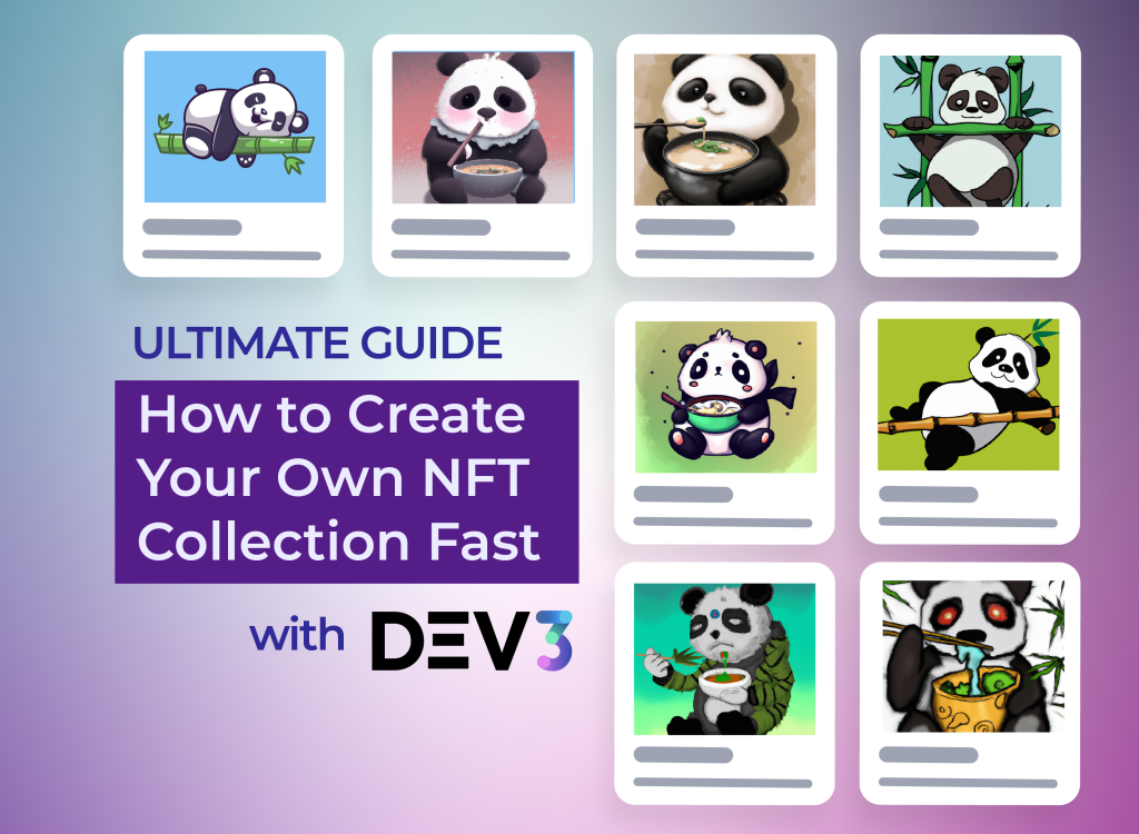 ULTIMATE GUIDE - How to Create Your Own NFT Collection Fast with DEV3 - Dev3
